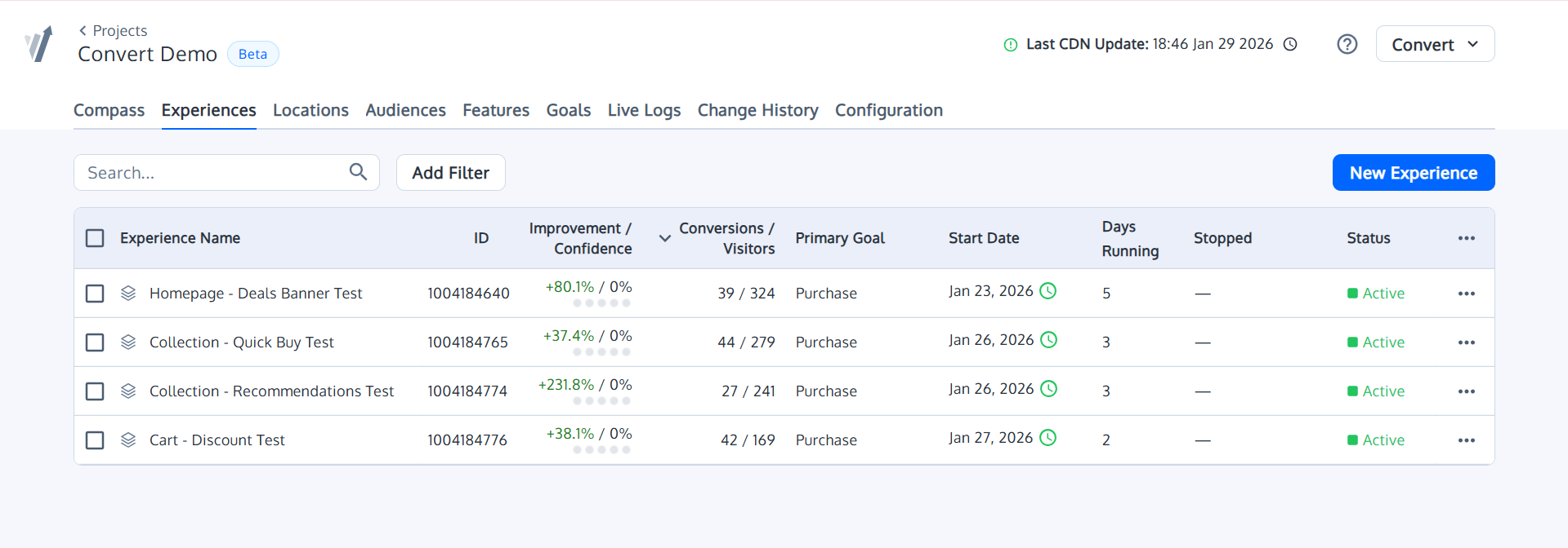 Understand “CDN Update” Status in Your Project Header
