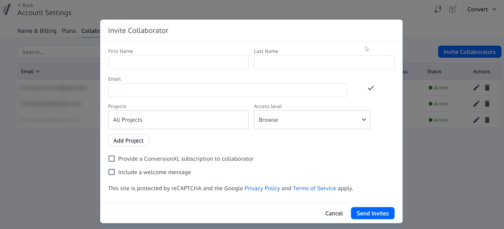 Collaborators - Share With Multiple Users / Accounts