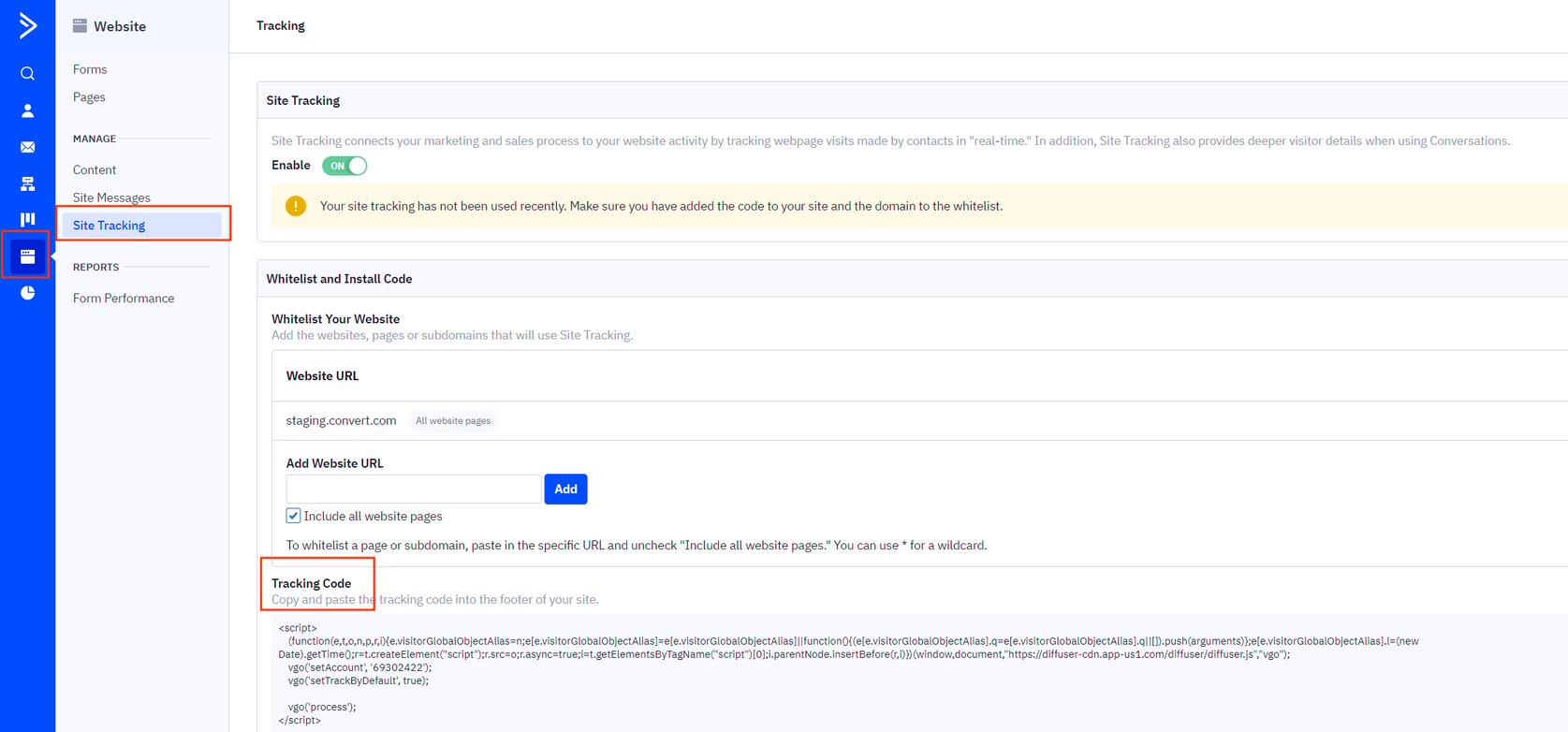 Integrate Convert Experiences with Active Campaign