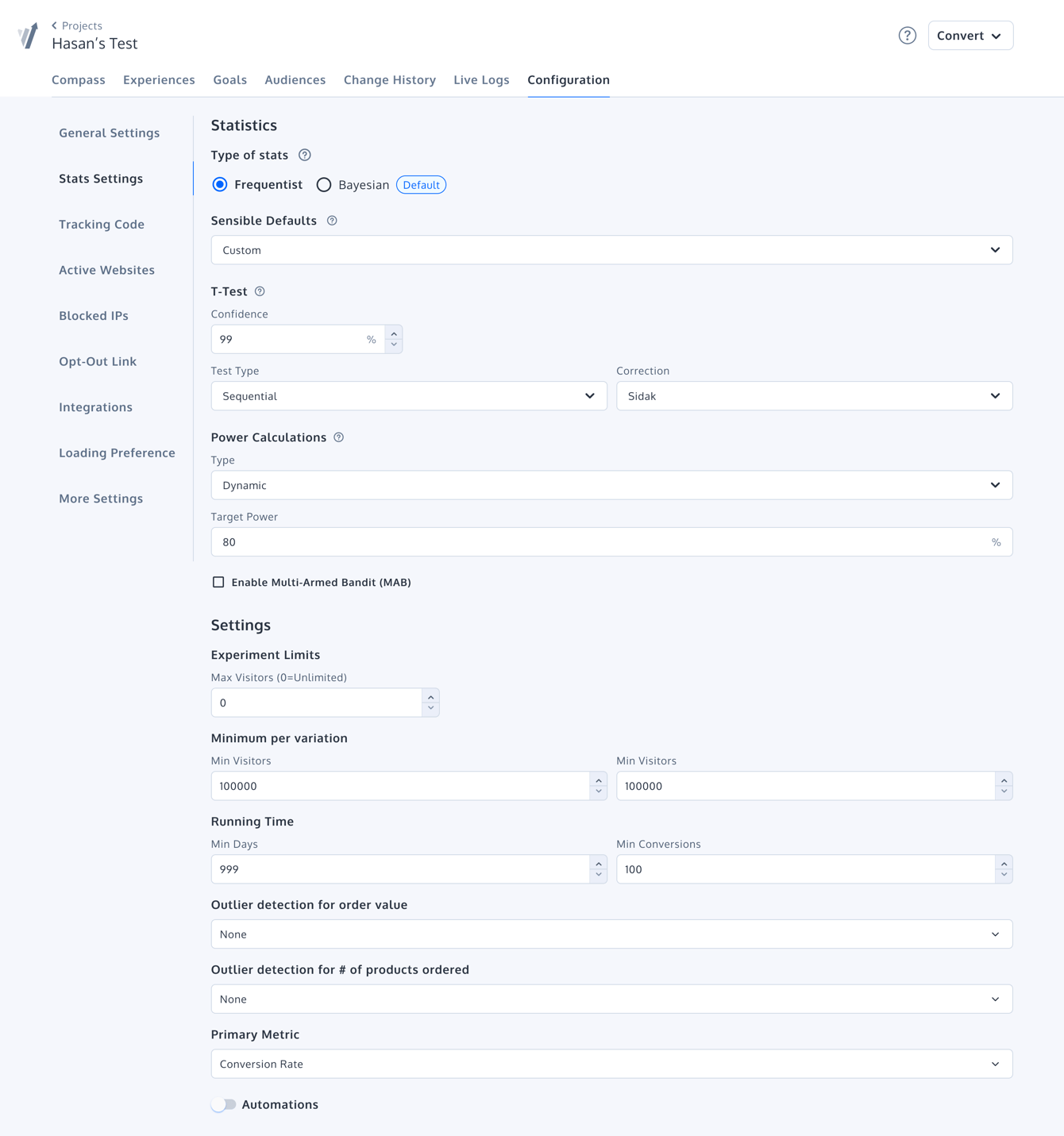 Multi-Armed Bandit (MAB) & Auto-Allocation in Convert