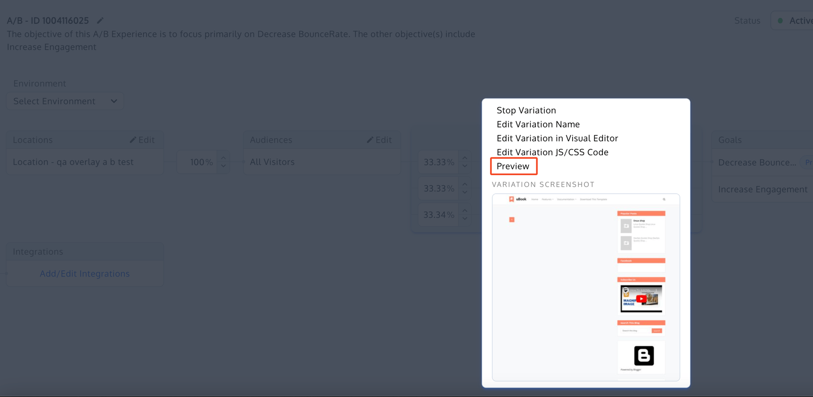 QA Overlay Widget User Guide