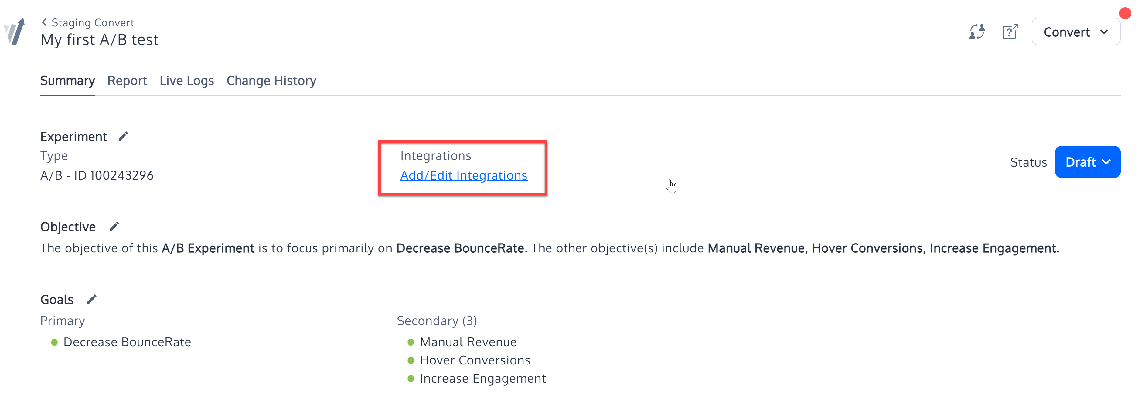 Use GTM Data Layer to integrate Convert with GA