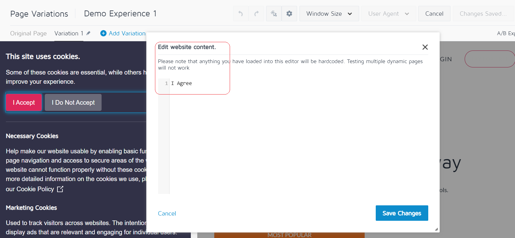 Integrate with Cookie Consent Management Platforms (Civic Cookie Control)