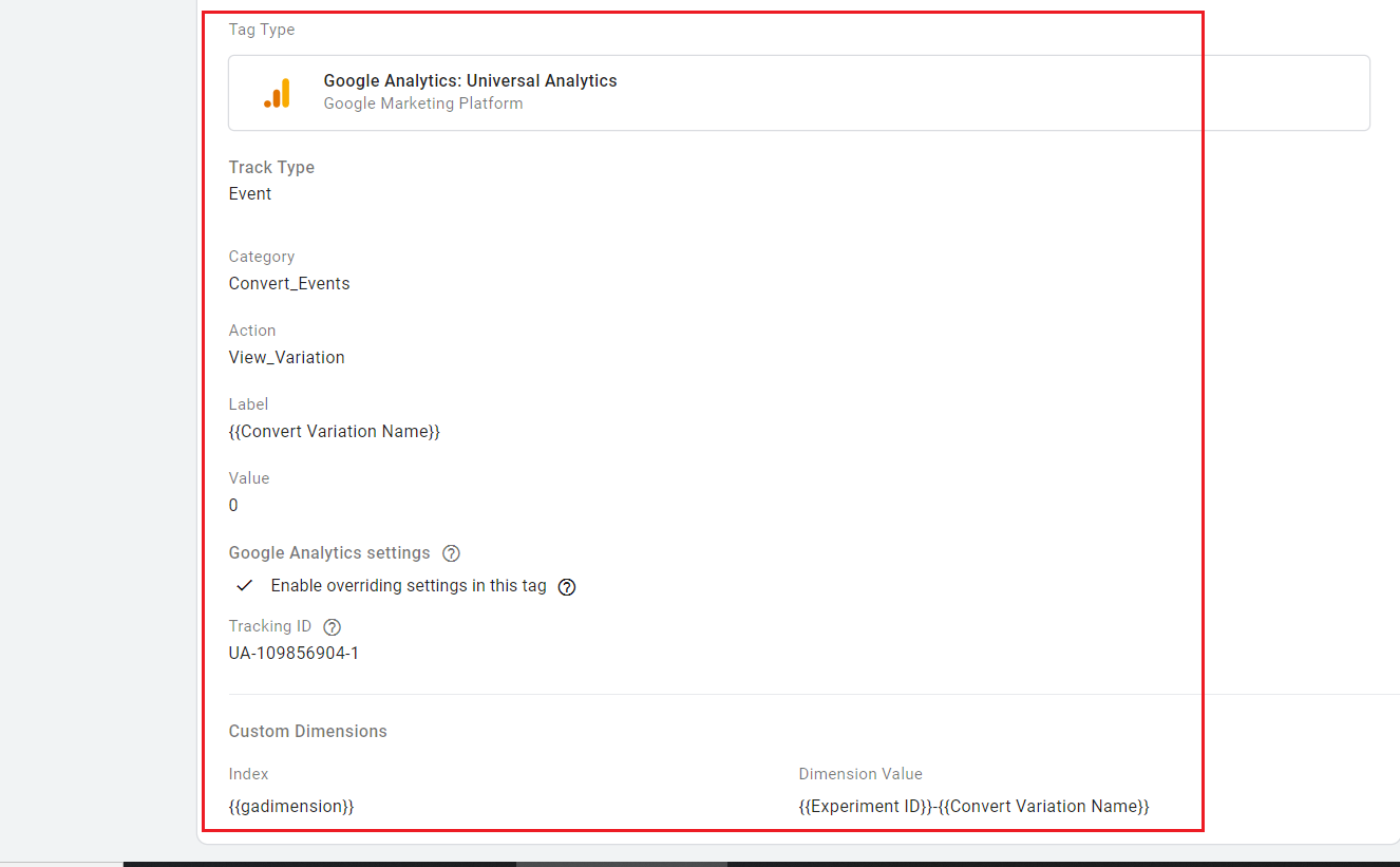 Use GTM Data Layer to integrate Convert with GA