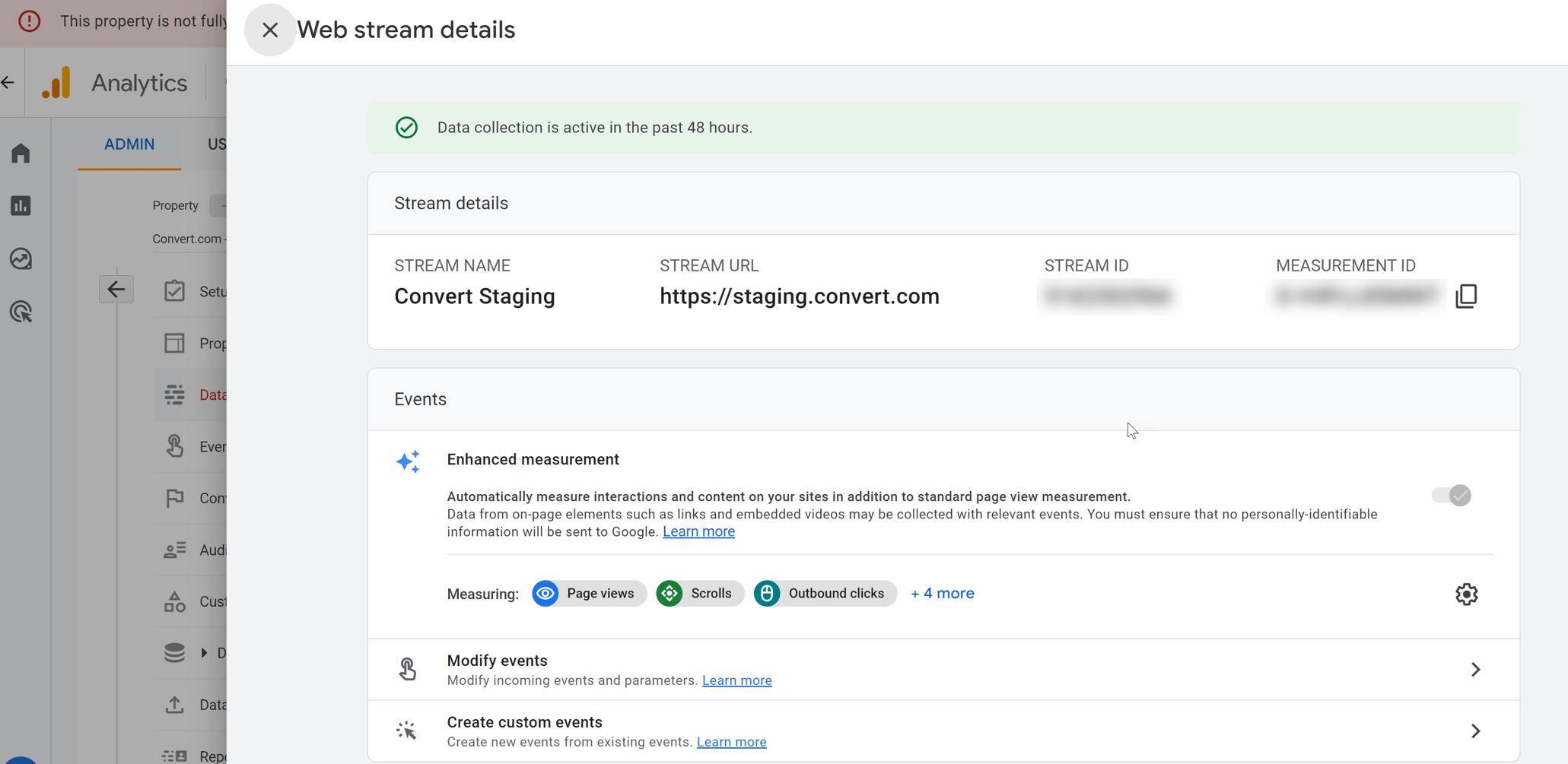 Integrate Convert Experiences with Google Analytics 4