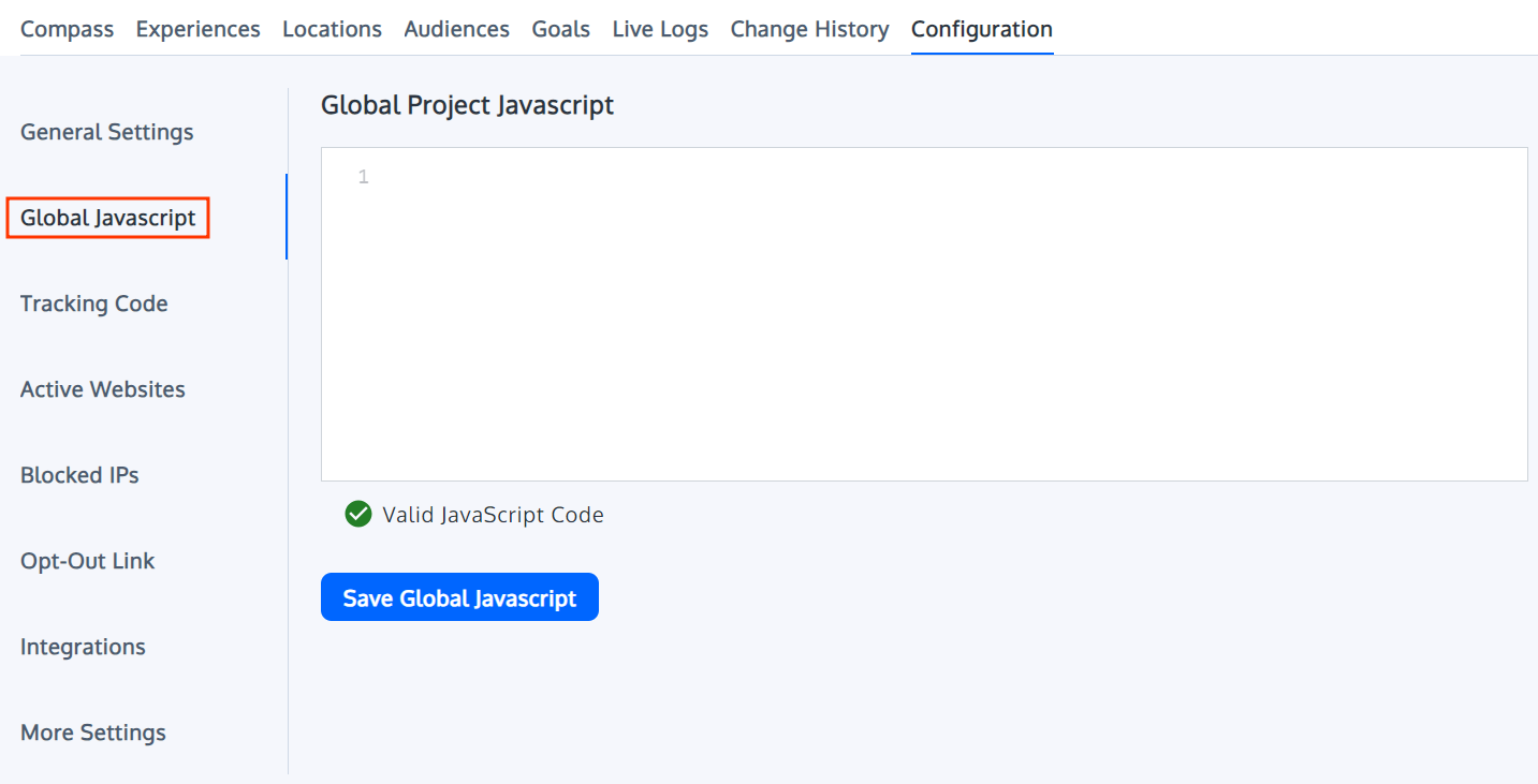 Project Configuration